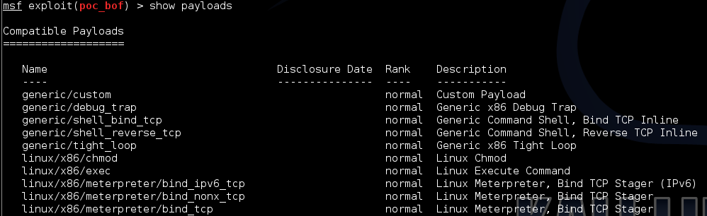 Módulo de Metasploit para PoC Stack Buffer Overflow ~ Security By Default
