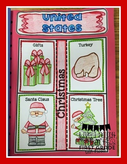 Live, Laugh, Teach First Grade: Christmas Around the World Unit