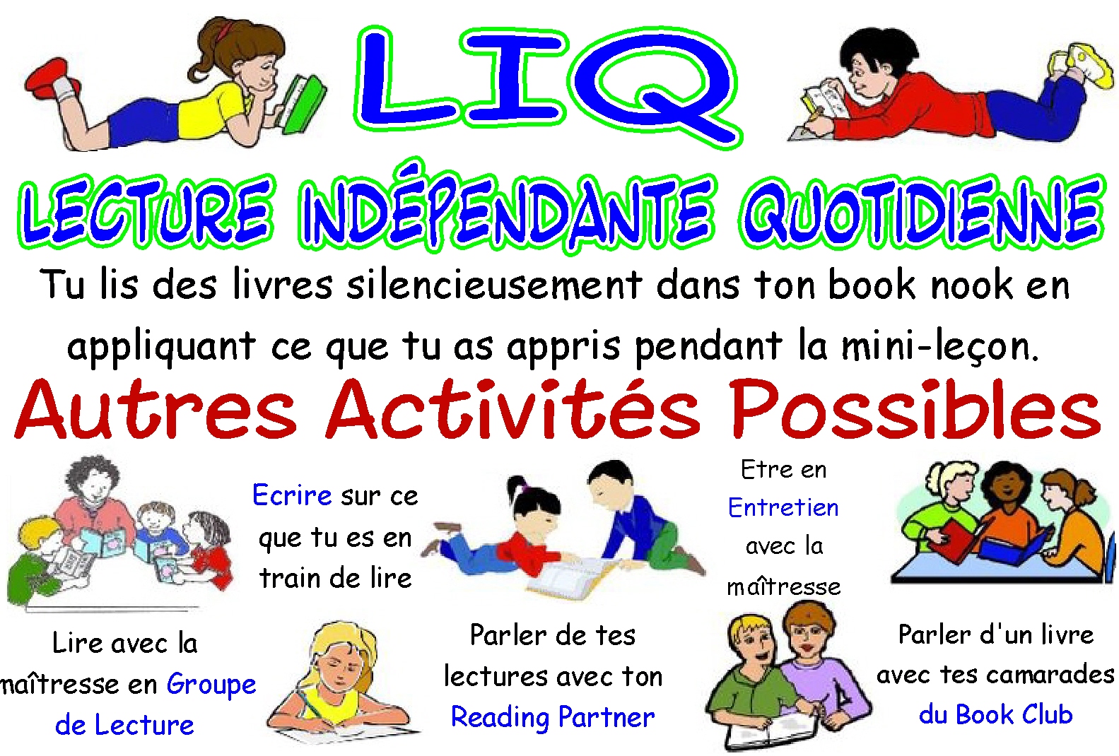 L'univers de ma classe: L'atelier de lecture, en détail