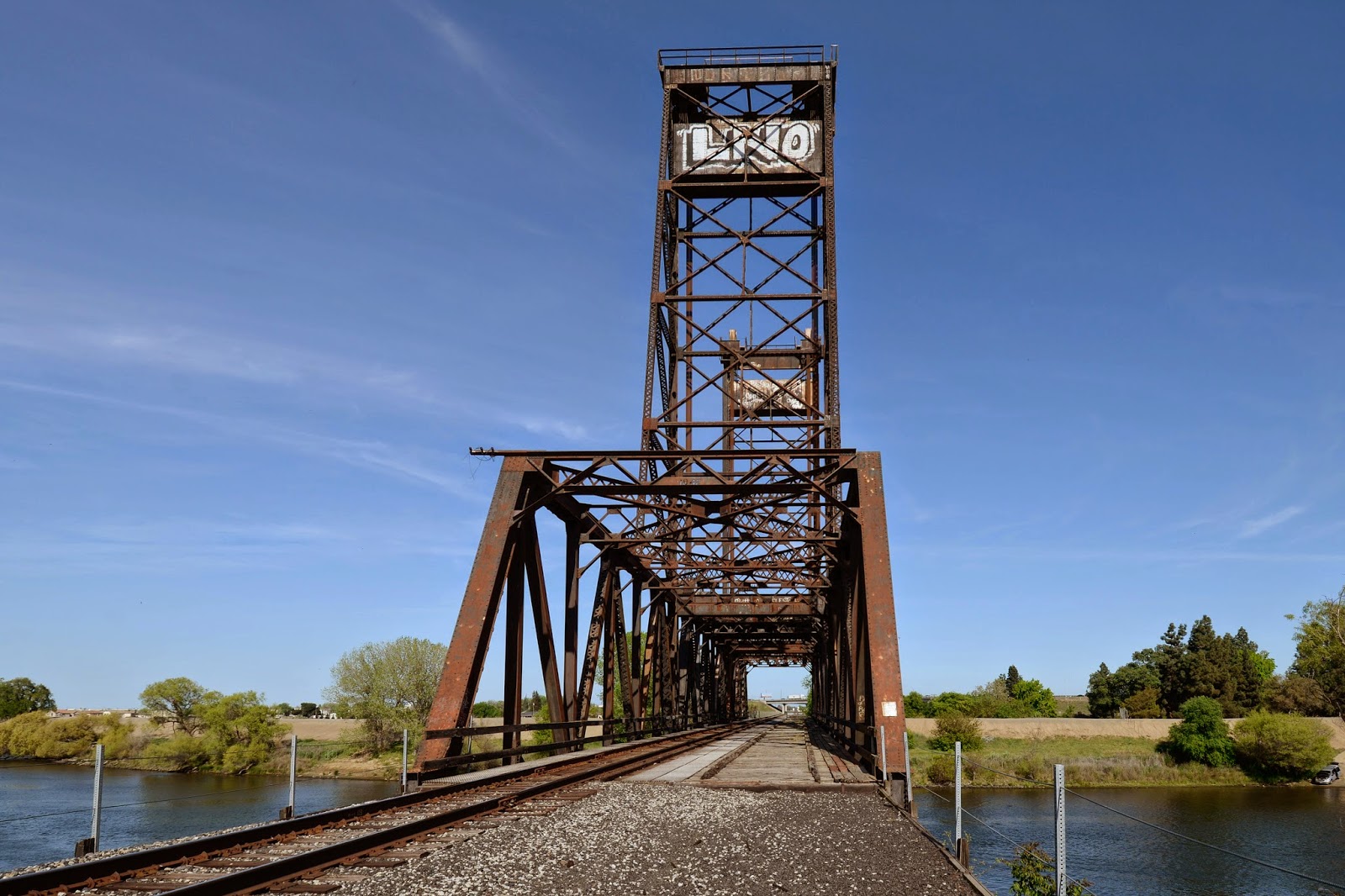Bridge of the Week: San Joaquin County, California Bridges: Mossdale Railroad Bridge across the ...