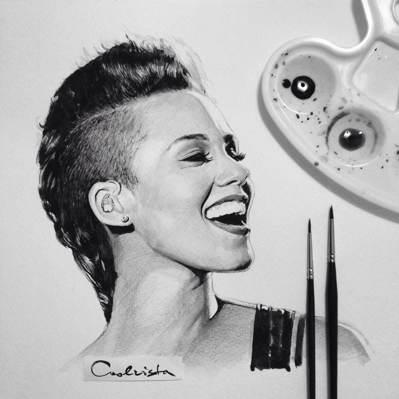 COOLRISTA: Portrait of Alicia Keys COOLRISTA: Portrait of Alicia Keys