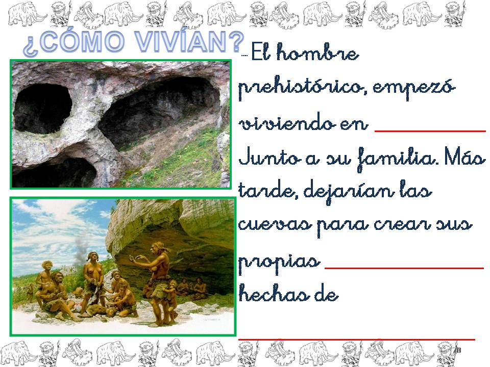 clase de infantil: FICHAS DE LA PREHISTORIA clase de infantil: FICHAS DE LA PREHISTORIA