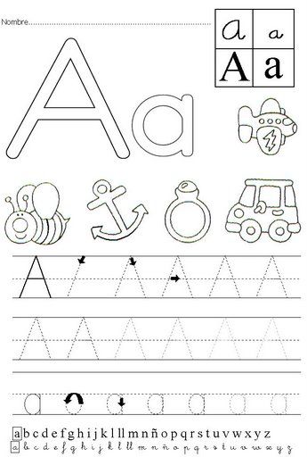 Las Vocales & Colores: La Vocal A