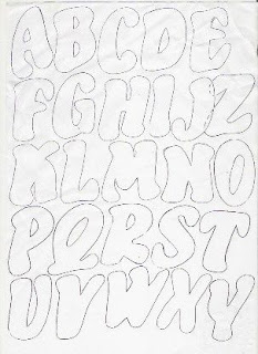 Letras para patchwork moldes - Imagui