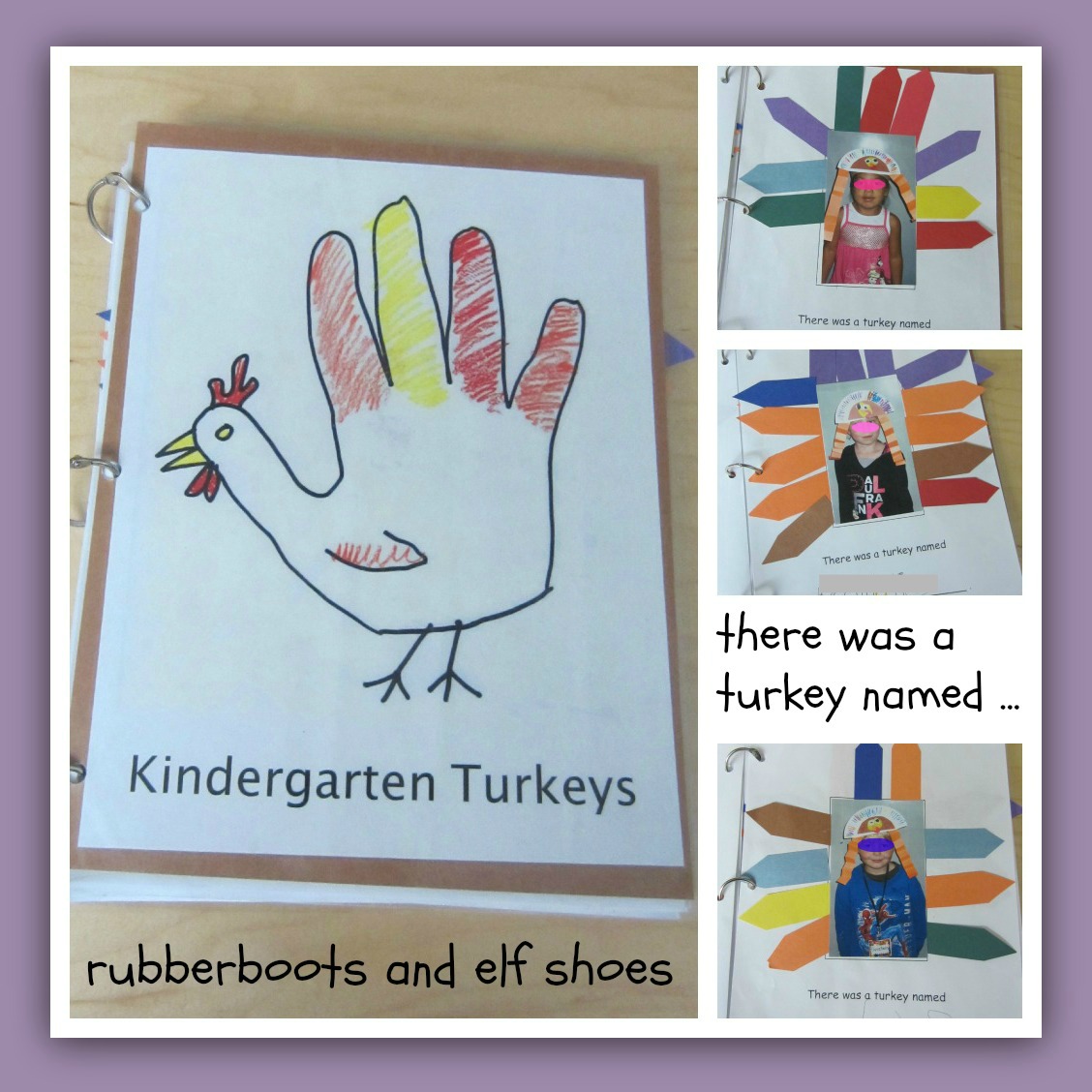 Thanksgiving turkeys - and a printable class book page - rubber boots ...