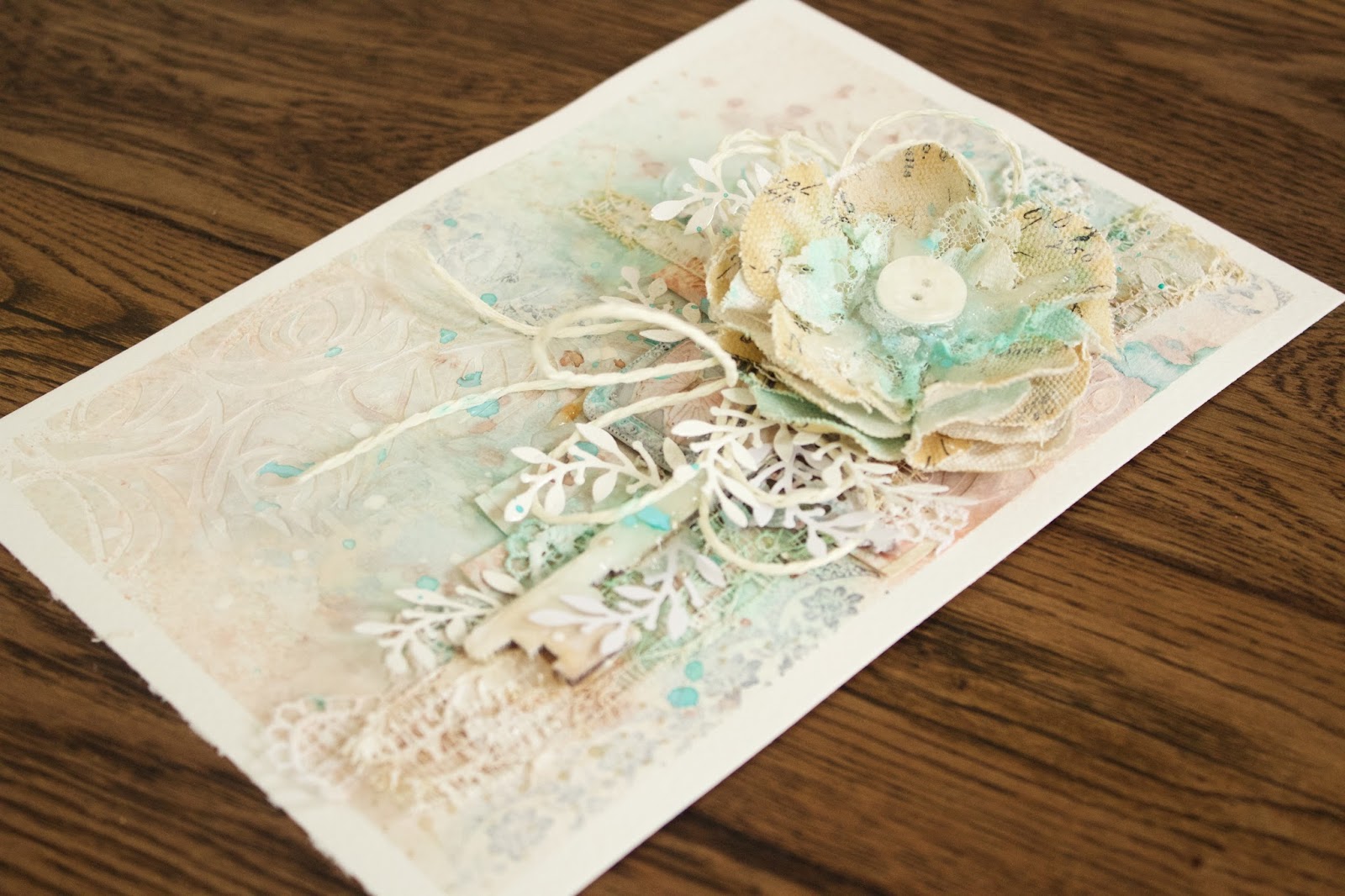 Shabby Chic Journal Page - Step by Step - Georgie C