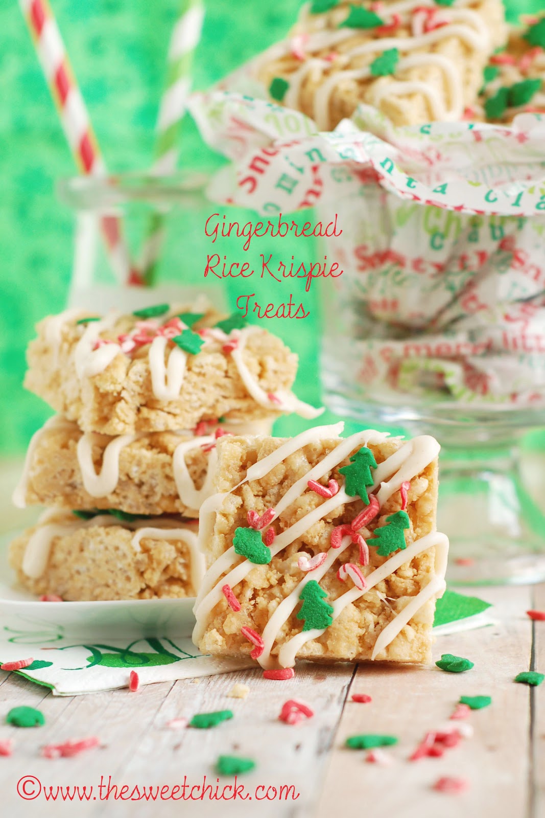 The Sweet Chick Gingerbread Rice Krispie Treats the-sweet-chick-gingerbread-rice-krispie-treats