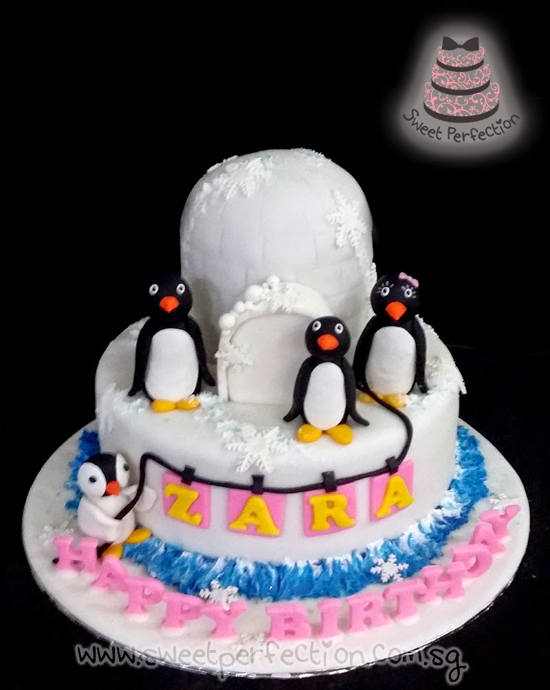 Sweet Perfection Cakes Gallery: Code Pingu - Zara & Pingu Party!
