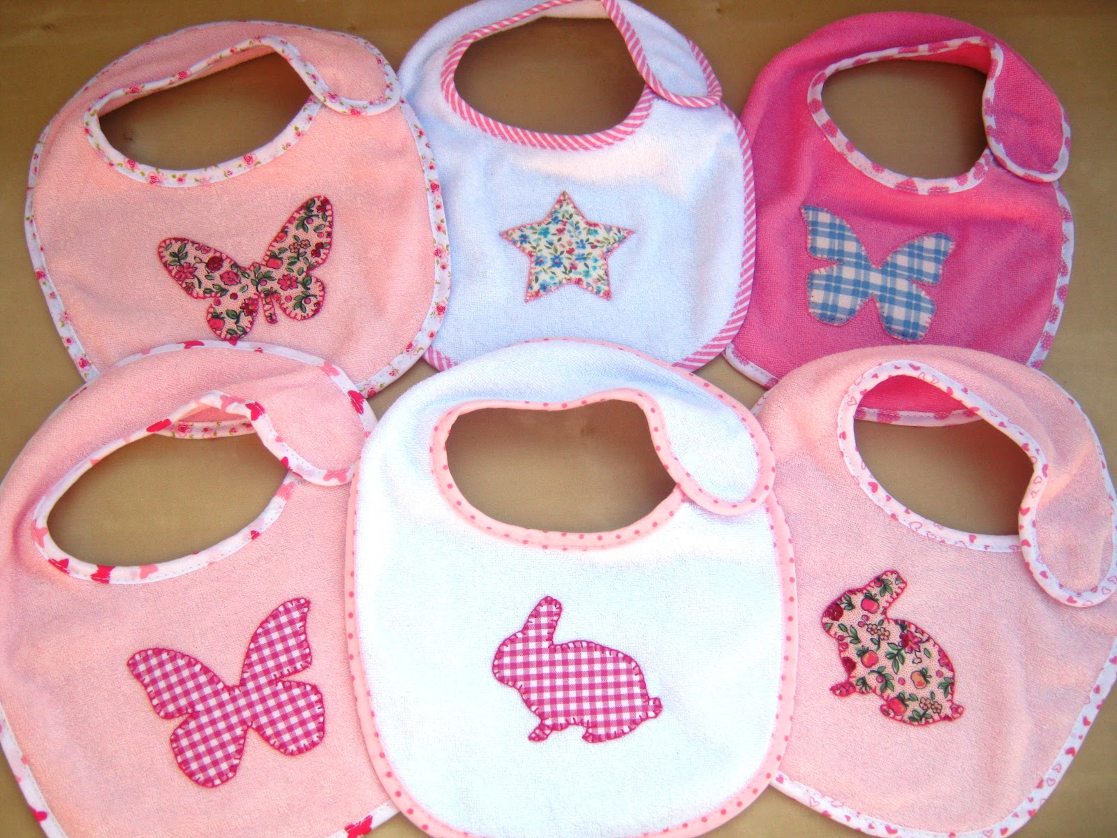 patchandscrapwords: Tutorial Baberos Bebe
