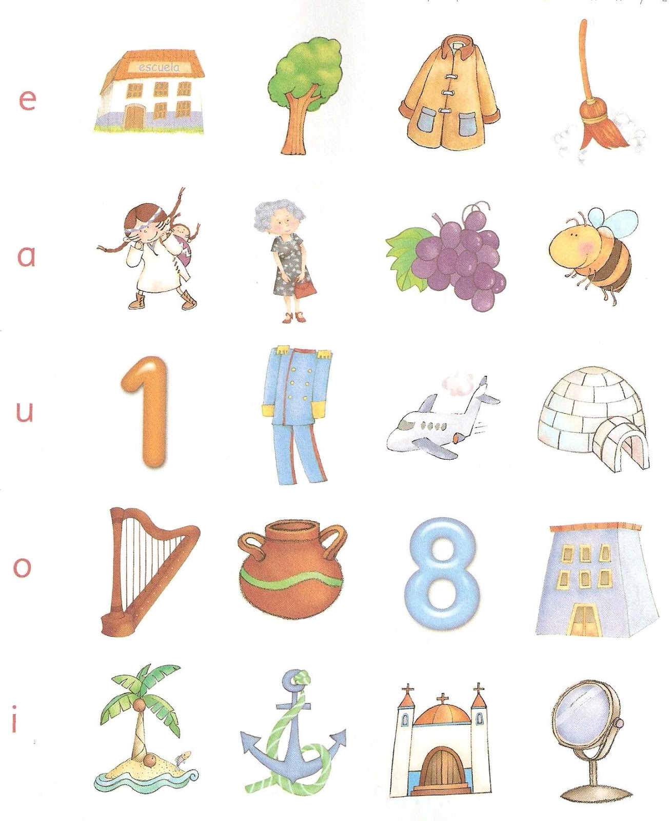 OBJETOS CON LA VOCAL A - Imagui