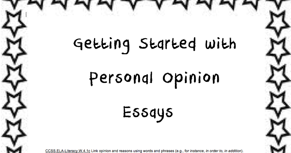 The Coaching Network Getting Started With Personal Opinion Essays the-coaching-network-getting-started-with-personal-opinion-essays