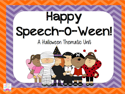 Happy Speech-O-Ween!! Thematic Unit Giveaway! | Simply Speech