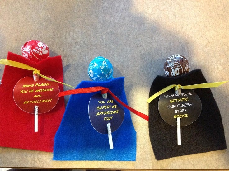 Crafty Texas Girls: "Super Hero" Teacher Appreciation Week