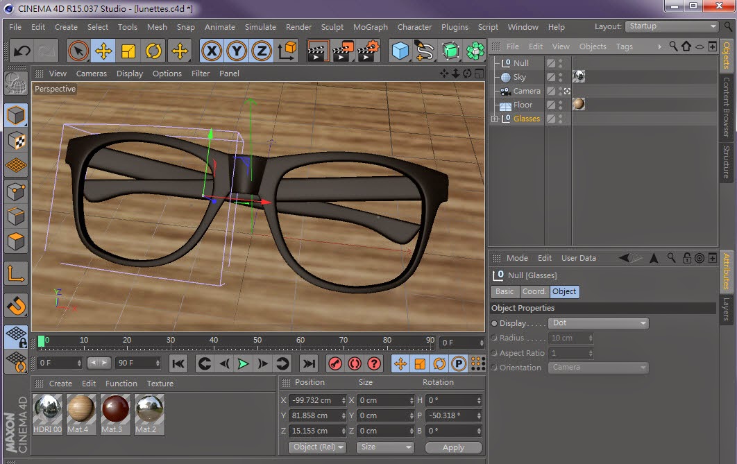 Interface Overview in C4D : C4D 的界面介紹