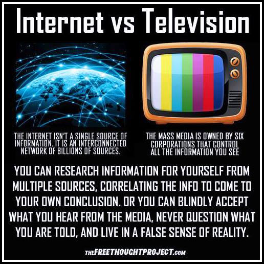 NESARA- REPUBLIC NOW - GALACTIC NEWS: Internet vs Television NESARA- REPUBLIC NOW - GALACTIC NEWS: Internet vs Television