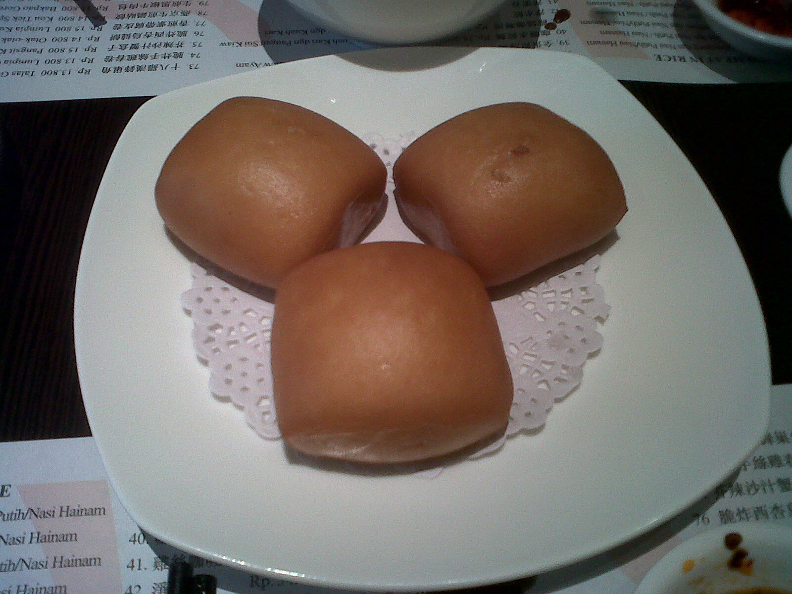Fried Mantau for dessert