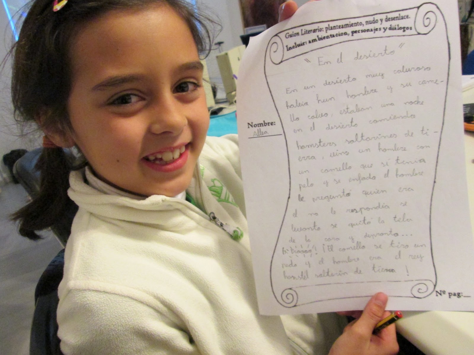 Escribiendo un cuento a partir de una imagen - Taller Telekids