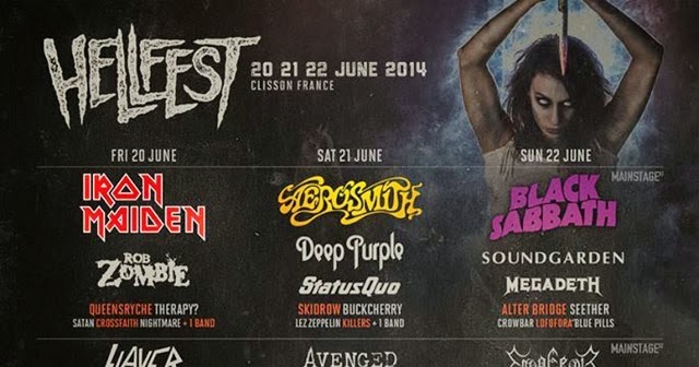 Iron Maiden: confirmado como headliner no Hellfest 2014 - IRON MAIDEN BRASIL