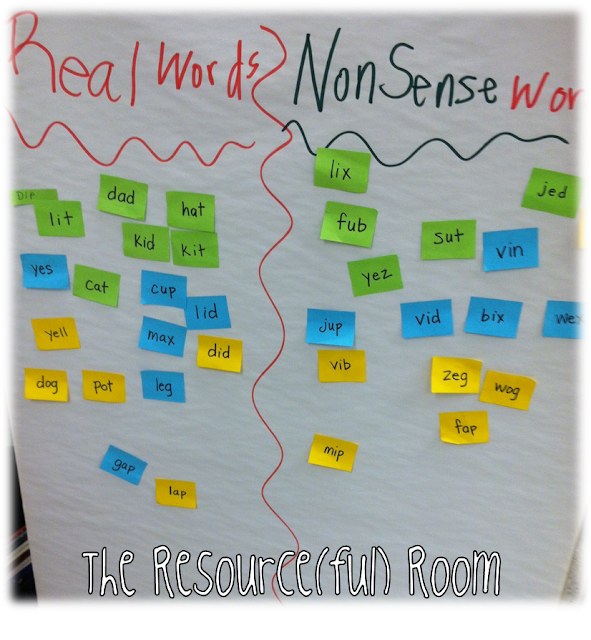 Nonsense Word Fluency Fun! - The Resourceful Room!