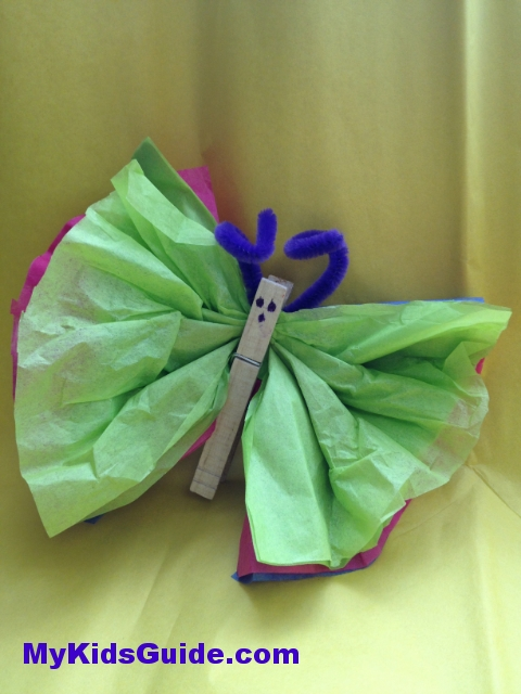 Clothespin Butterflies | Munchkins and Mayhem
