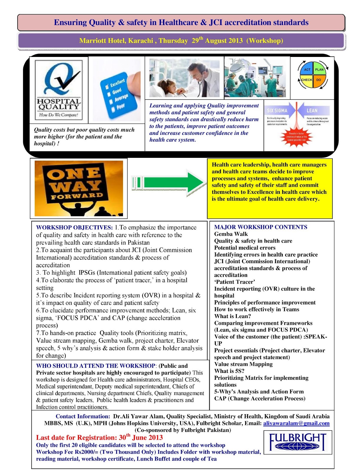 Quality and patient Safety in Health Care Quality and patient Safety in Health Care