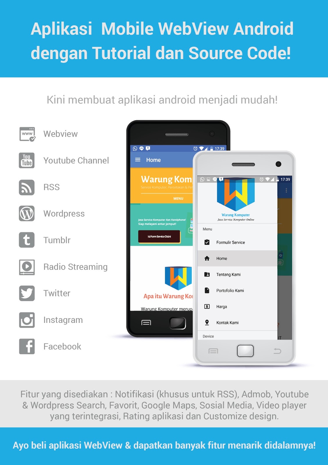 Cara Membuat Aplikasi Mobile Android WebView dengan Mudah dan Praktis ... Cara Membuat Aplikasi Mobile Android WebView dengan Mudah dan Praktis ...