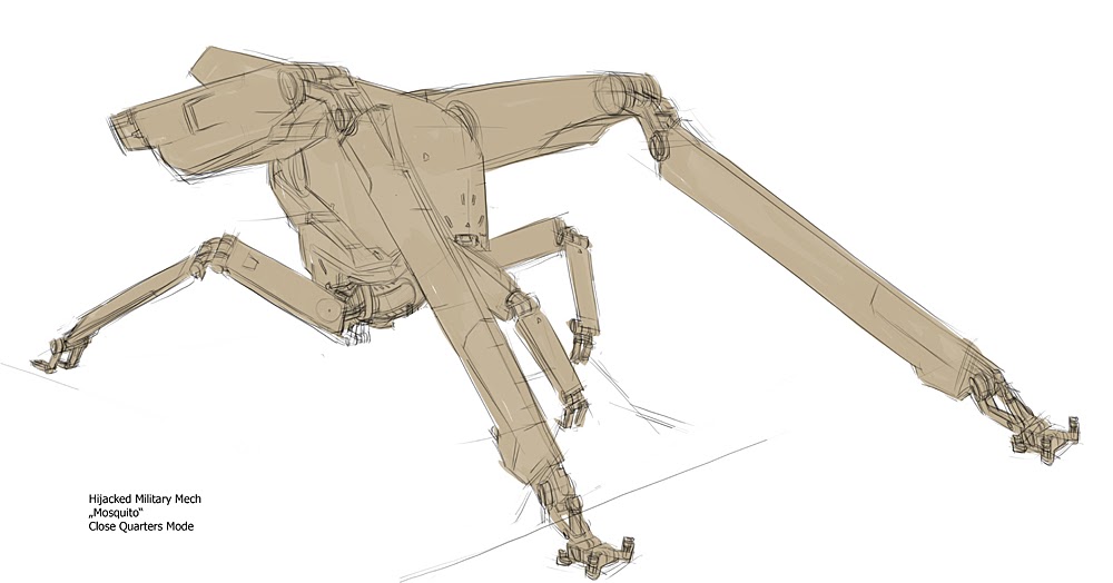 David Heidhoff Concept Art Blog: Mech and Pilot