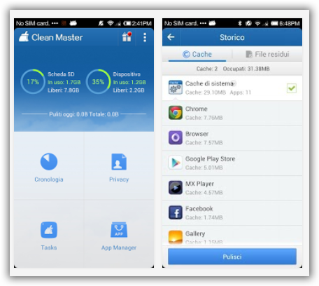 Come velocizzare Android: Clean Master - CLP Blog