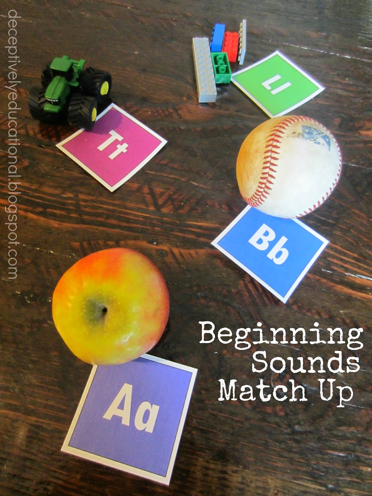 Relentlessly Fun, Deceptively Educational: Beginning Sounds Match Up
