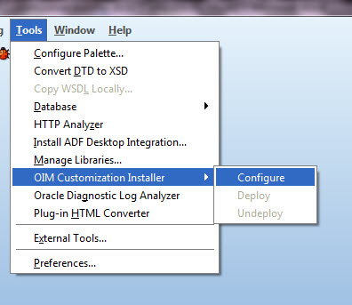 IAM IDM: OIM 11g R2 Customization Extension Installer for JDeveloper