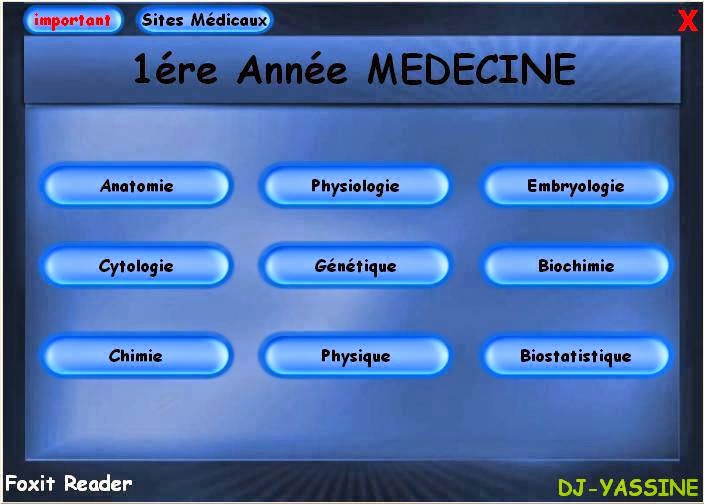 CD 1ere année médecine (les Cours) - Cours Sup