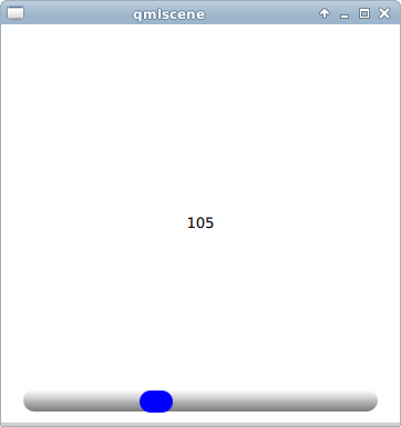 Qteveloper: qml example: Slider
