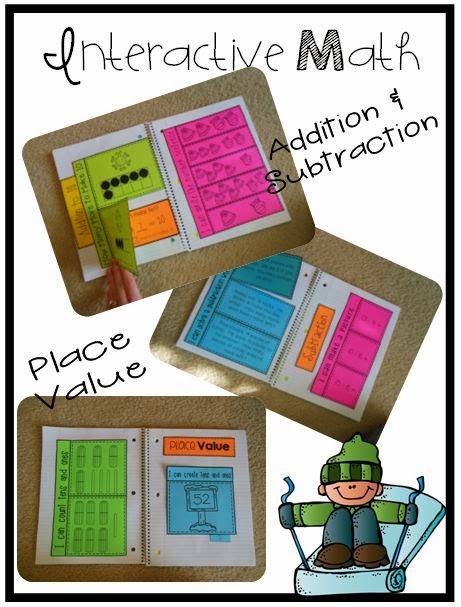 Interactive Math Notebook for Winter!