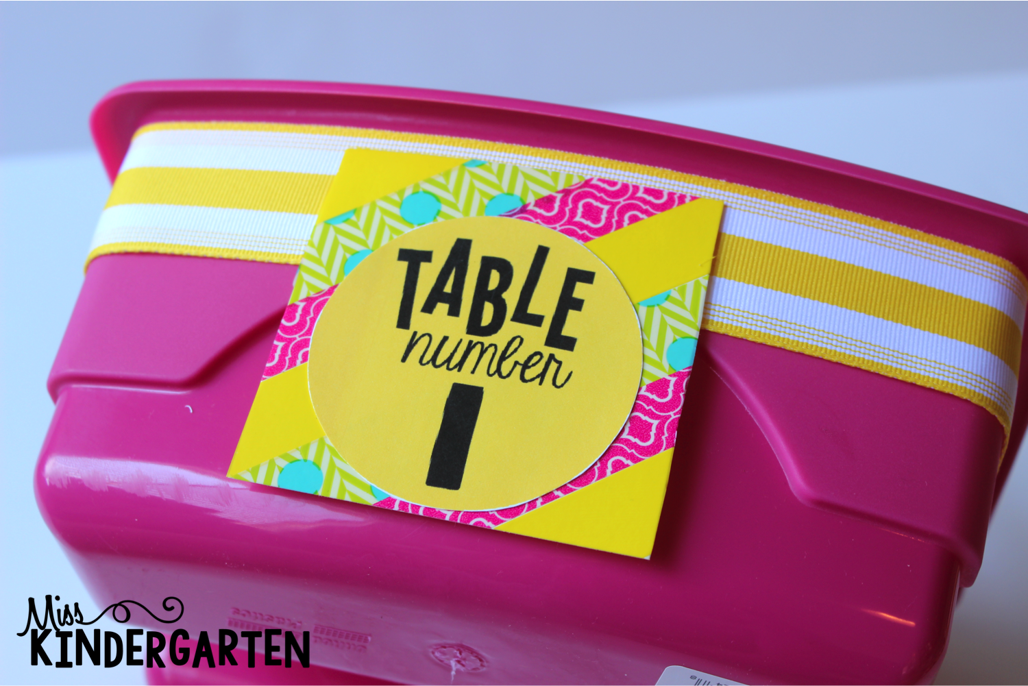 Decorating Table Caddies #makeamazing - Miss Kindergarten