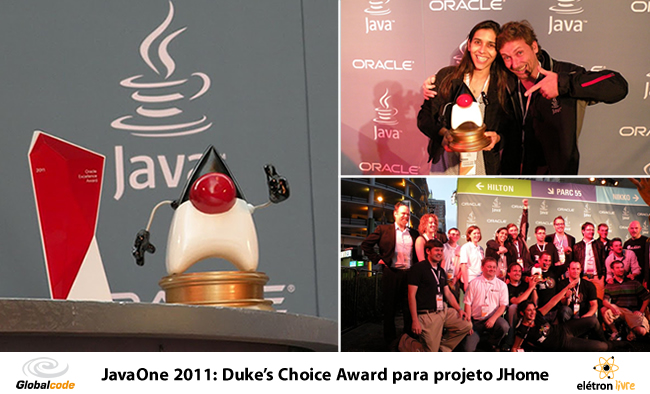 Globalcode recebe o Duke's Choice Award Winner no JavaOne 2011