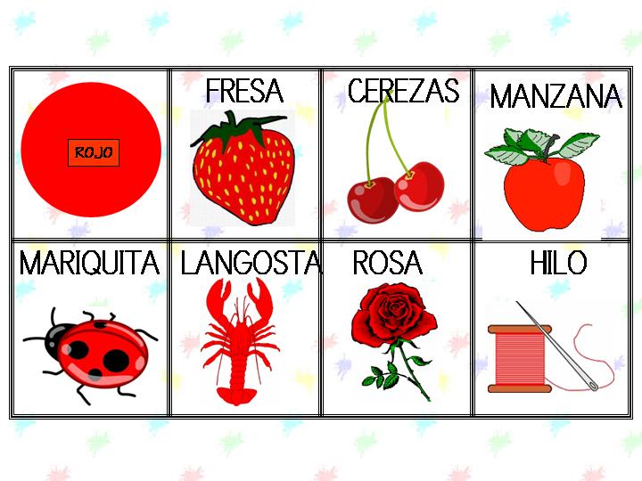 ROCIO OLIVARES. EL AULA DE PT.: EL COLOR ROJO.