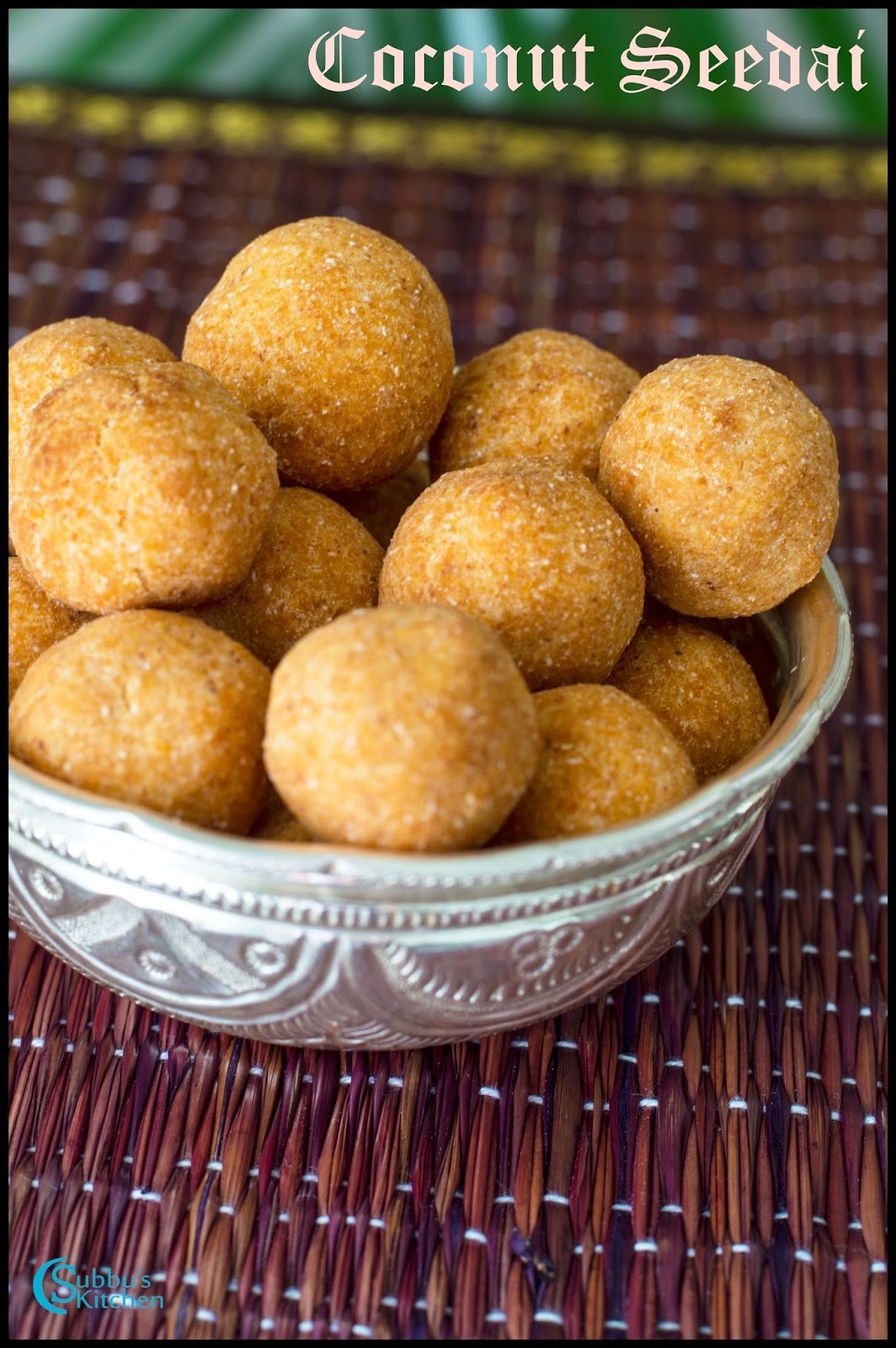 Coconut Seedai | How to make Coconut Seedai ? - Subbus Kitchen