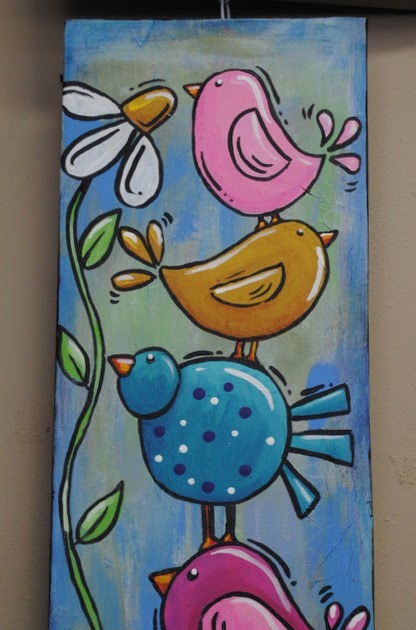 whimsy art studio: a stack of birds..