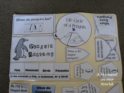 Penguin Lapbook - Simple Living. Creative Learning