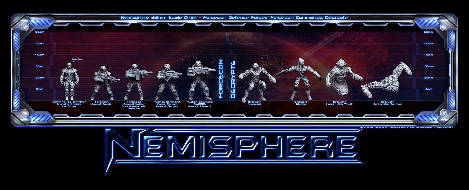 [TMP] "Nemisphere 32mm Science Fiction Miniatures" Topic