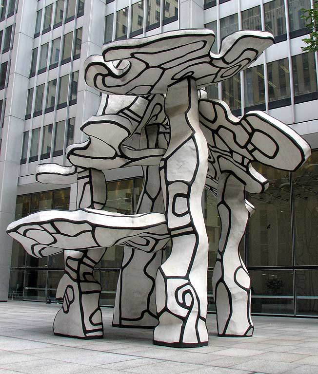 Lane Tech Art Studio : Doodle Sculptures Based on Jean Dubuffet