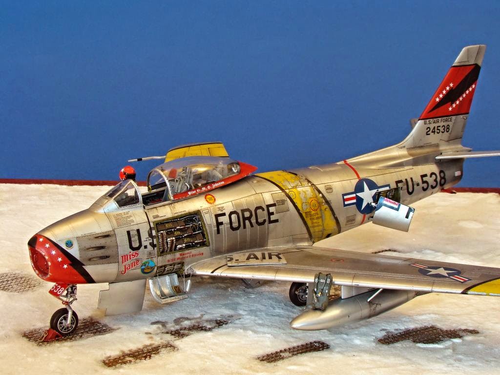 Istvan Michalko's scale models: F-86F Sabre - Revell, 1/48 - 2/2 Finished!