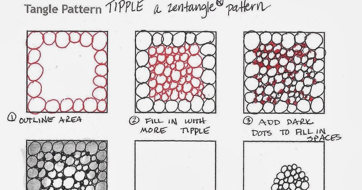 Tickled To Tangle: Tips for Tangling Tipple and Tortuca