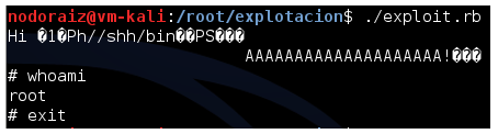 Módulo de Metasploit para PoC Stack Buffer Overflow ~ Security By Default