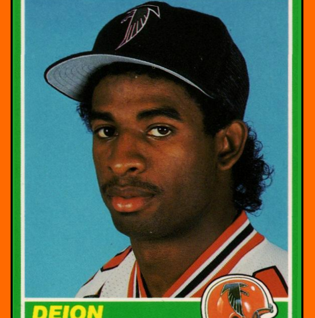 Old School Panini USA: Neon Deion SANDERS