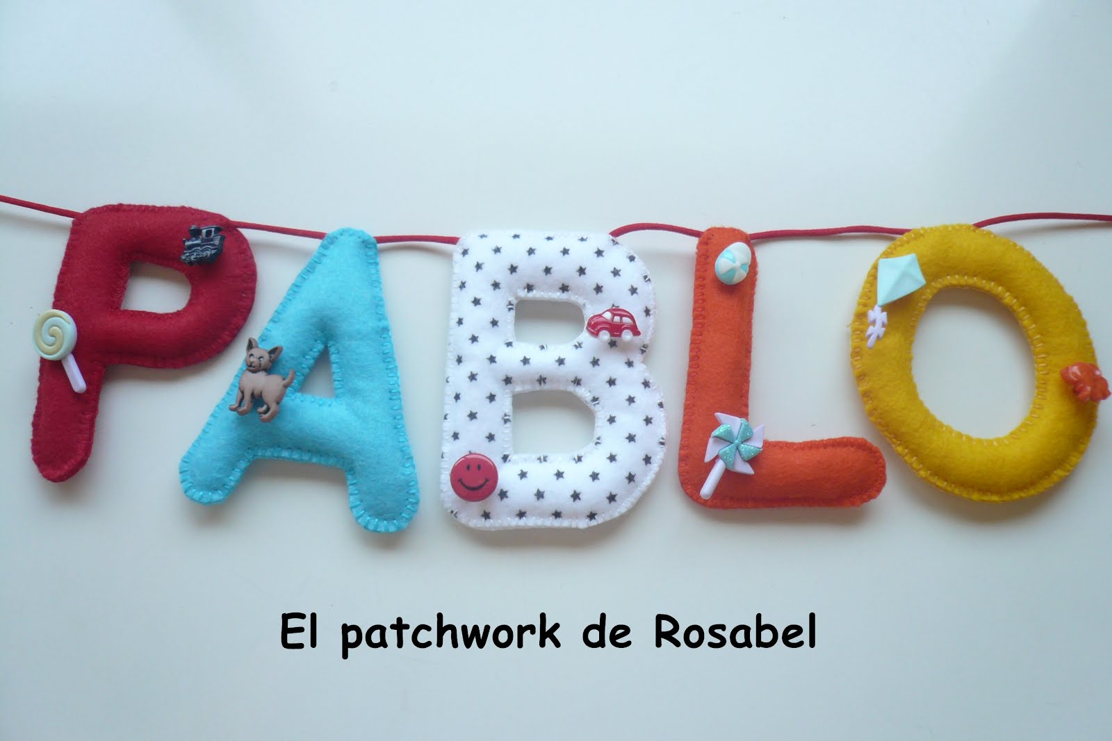 Plantillas de letras para hacer en fieltro - Imagui