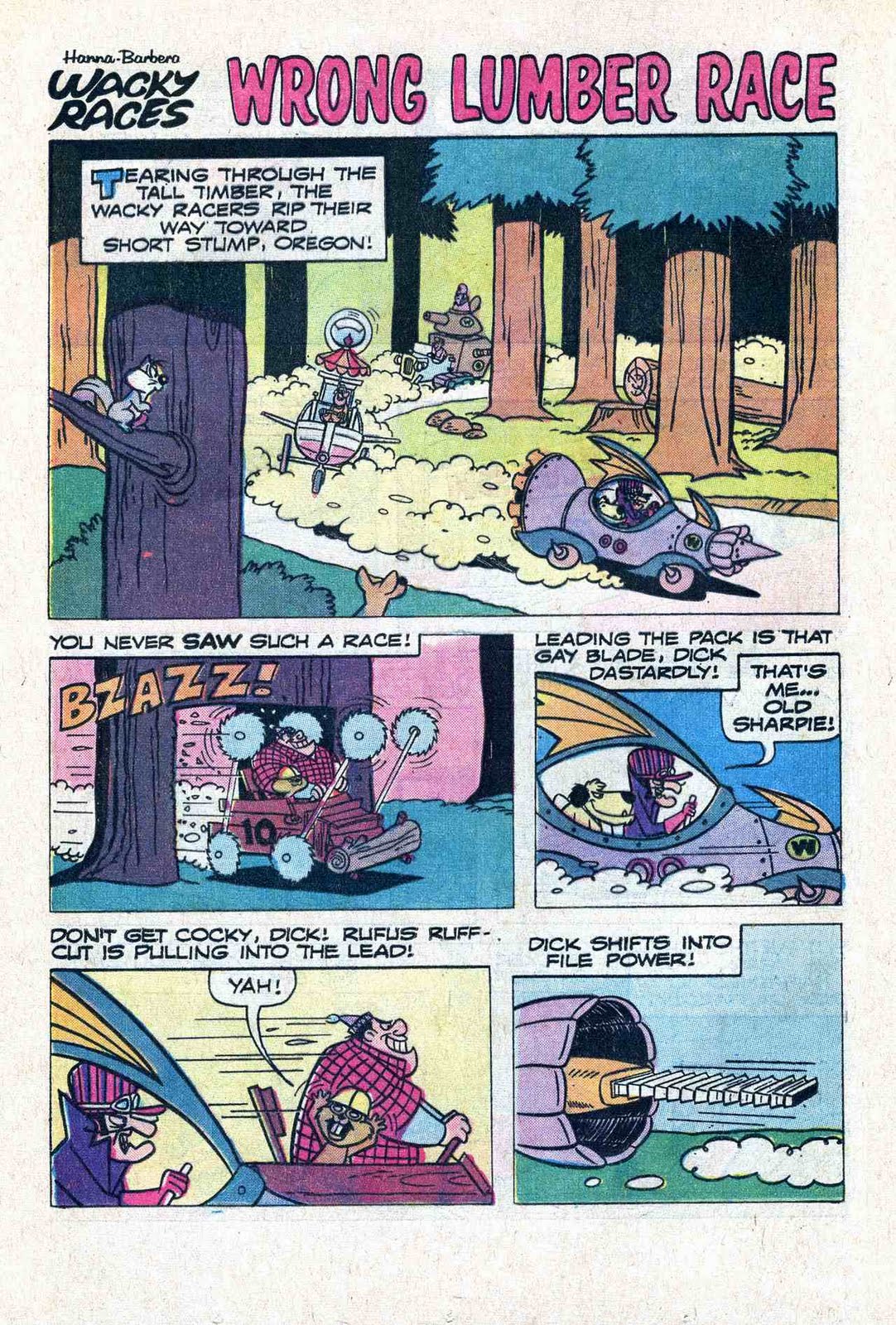 Four Color Shadows Wacky Races Phil De Lara 1971 four-color-shadows-wacky-races-phil-de-lara-1971