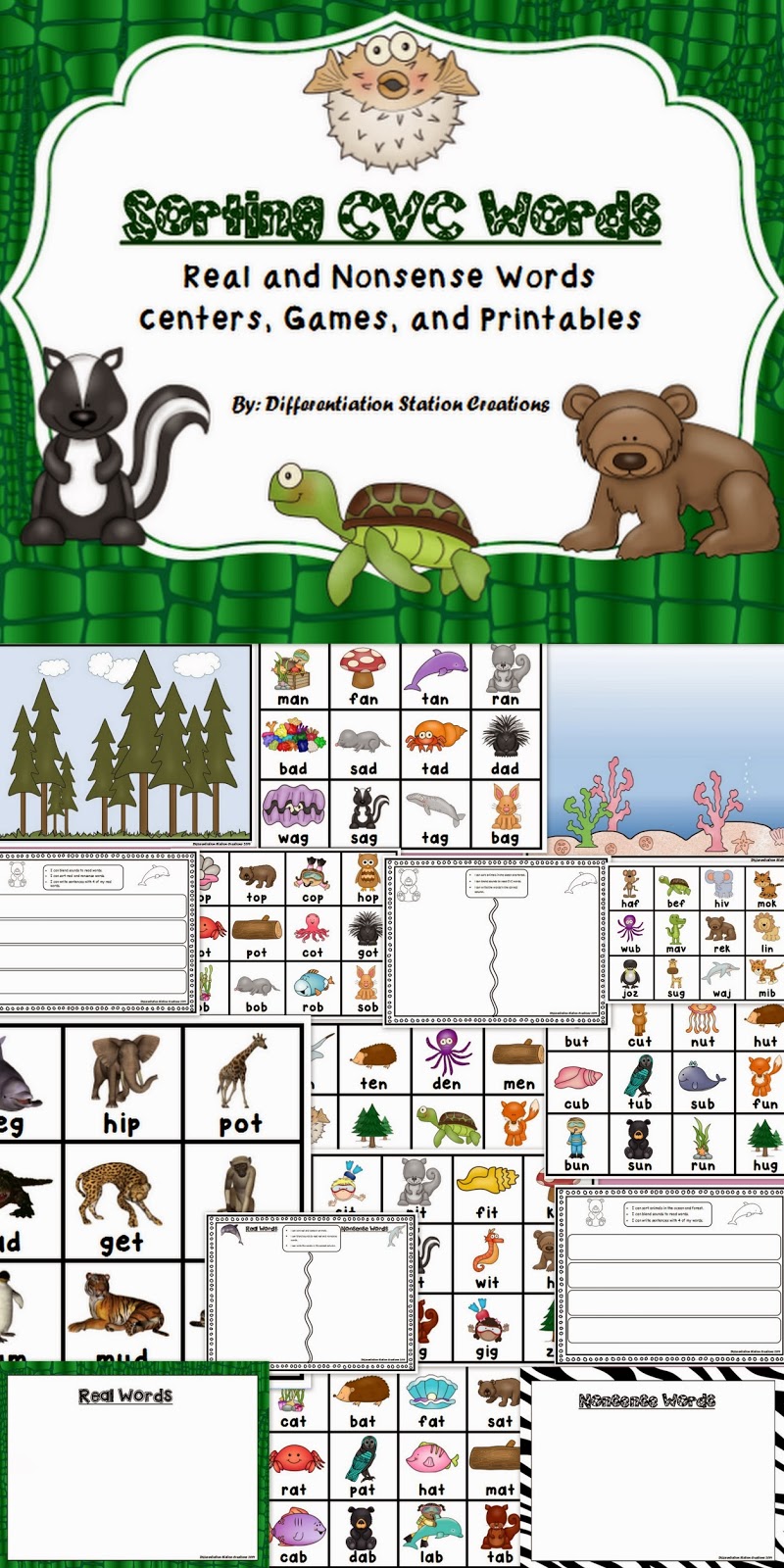 Differentiation Station Creations Fun With CVC Words Freebies differentiation-station-creations-fun-with-cvc-words-freebies