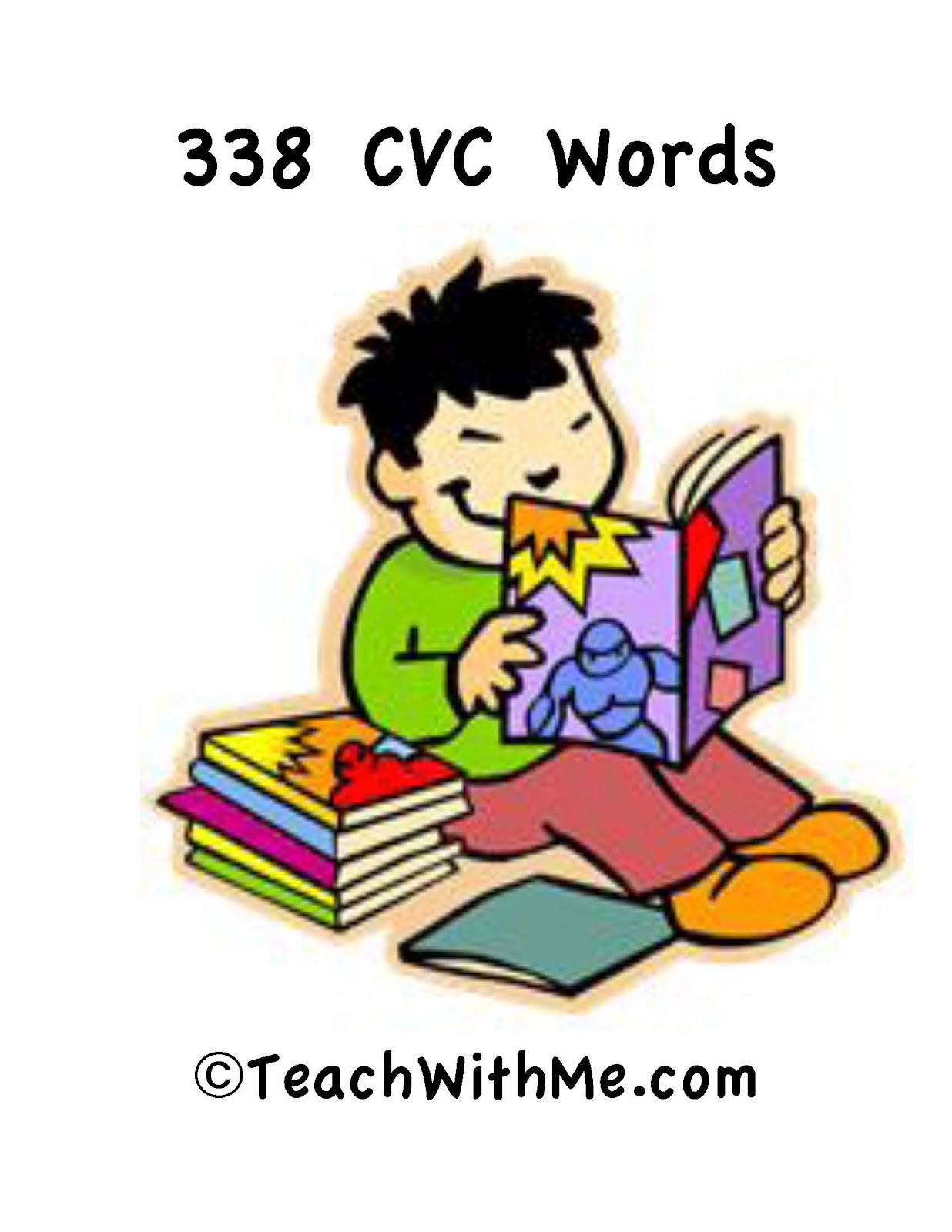 Classroom Freebies Too: PK-2: 338 CVC Words Classroom Freebies Too: PK-2: 338 CVC Words