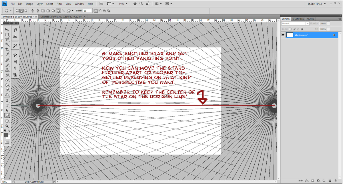 Flooby Nooby Easy Two Point Perspective Guides In Photoshop flooby-nooby-easy-two-point-perspective-guides-in-photoshop